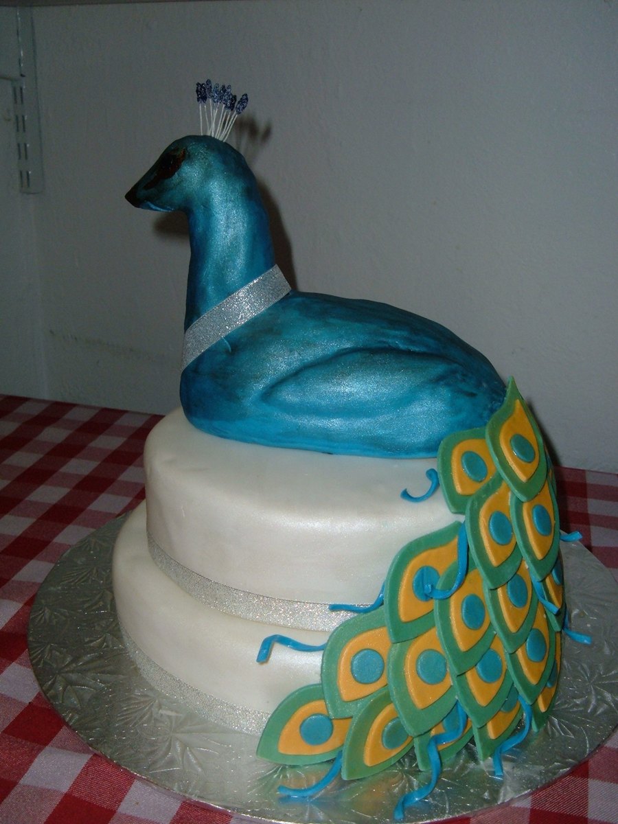 Peacock Cake - CakeCentral.com