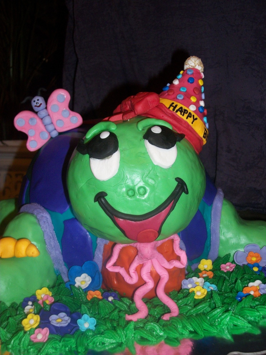 Turtle Birthday Cake - CakeCentral.com