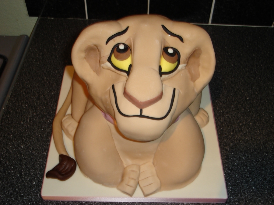 Simba Lion King Cake - CakeCentral.com