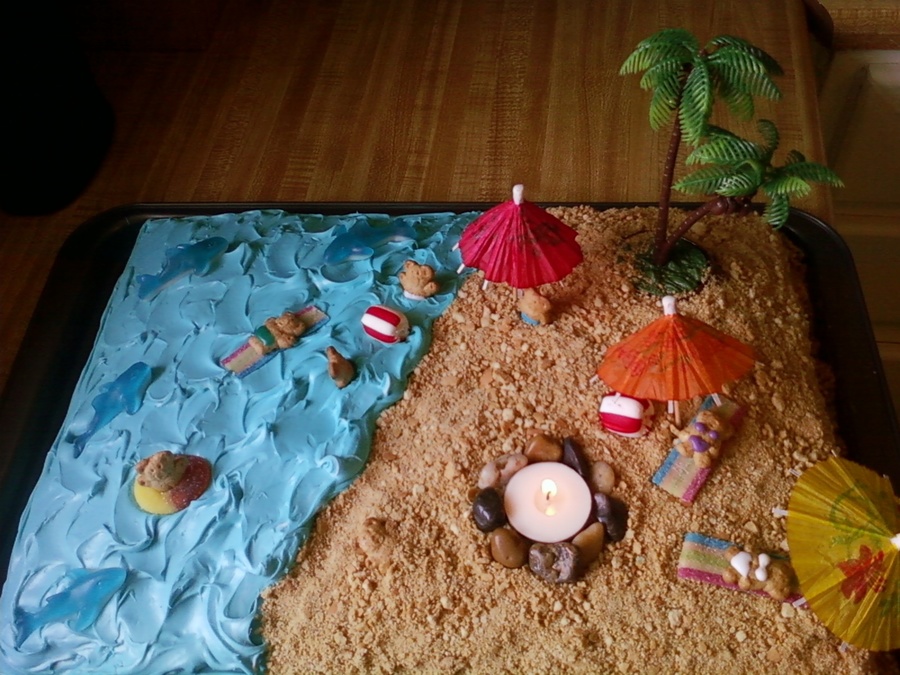 Family At The Beach - CakeCentral.com