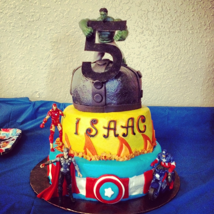 Superhero Cake - CakeCentral.com