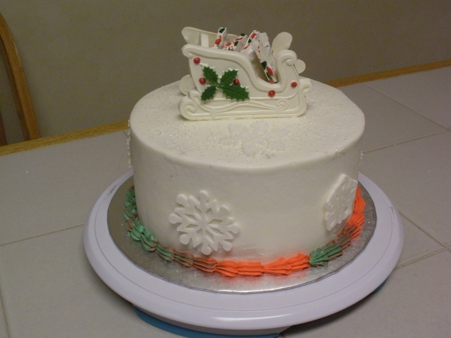 Sleigh Cake - CakeCentral.com