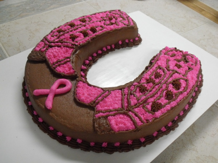 Breast Cancer Awareness Cake - CakeCentral.com