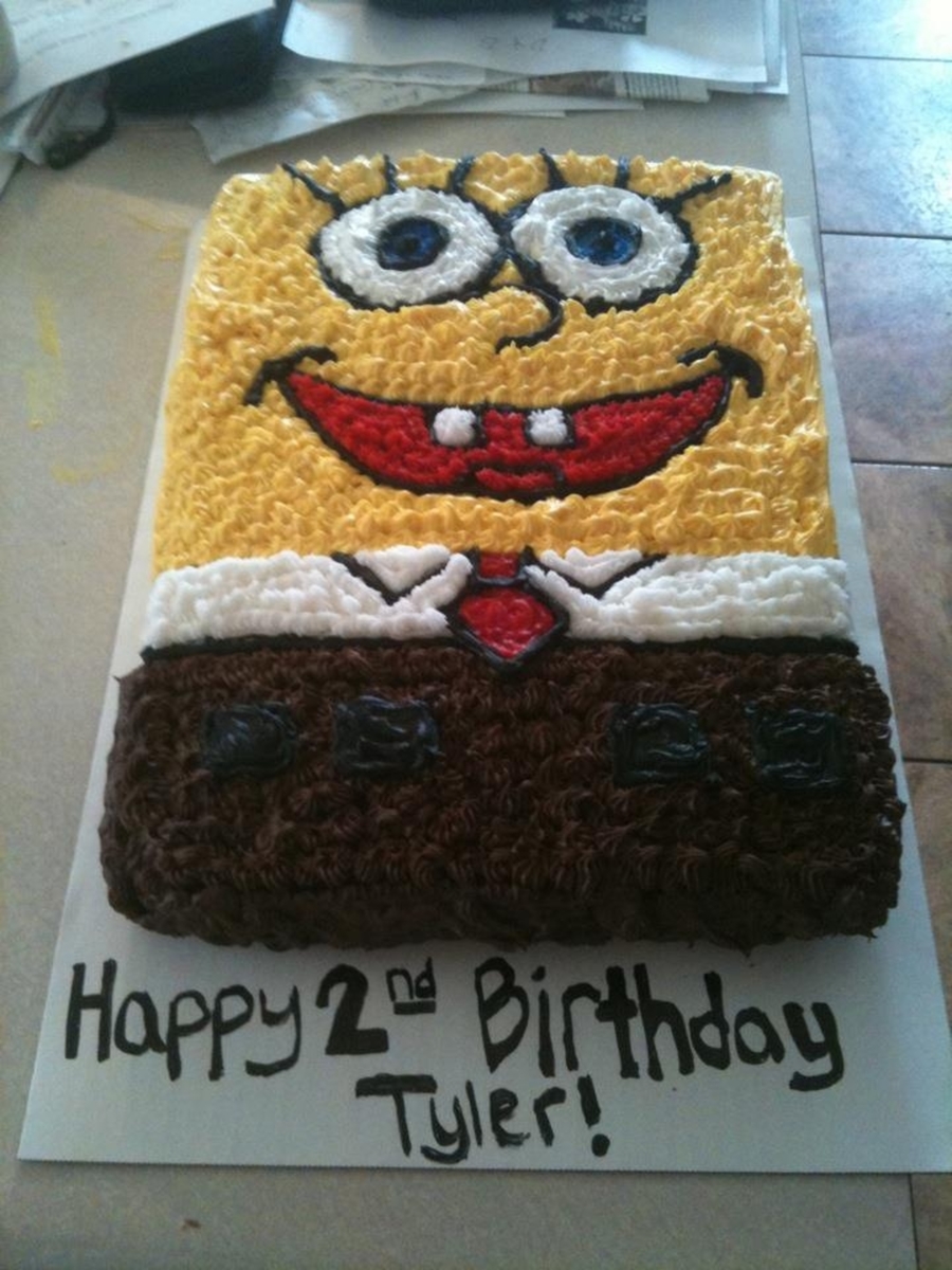 Spongebob Cake - CakeCentral.com