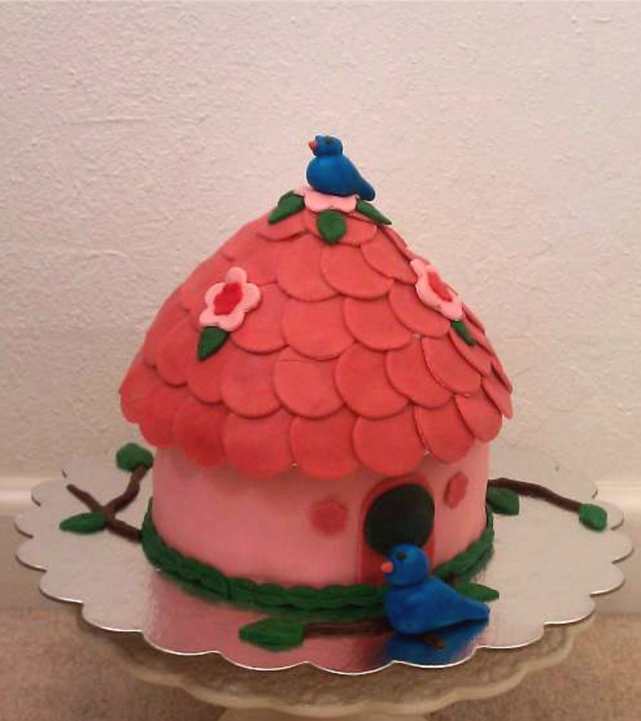 Bird House Cake - CakeCentral.com