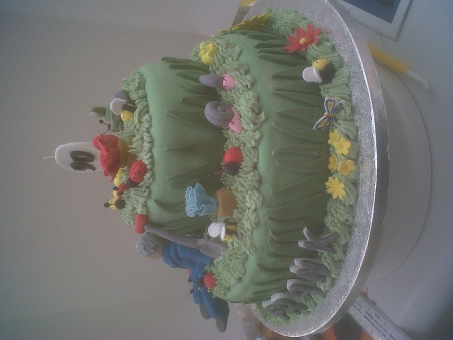 Spring Garden Cake - CakeCentral.com