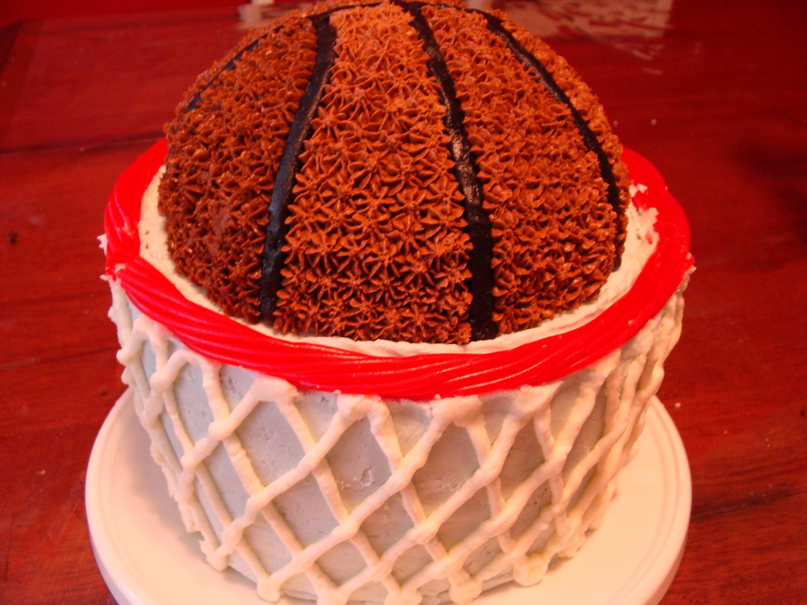 Basketball Cake - CakeCentral.com