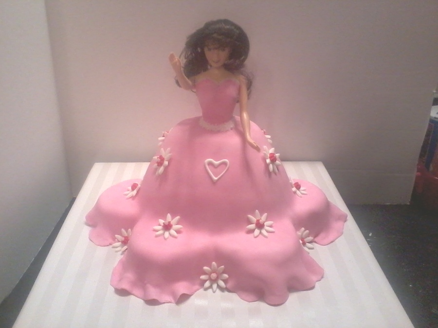 Pink Barbie - CakeCentral.com