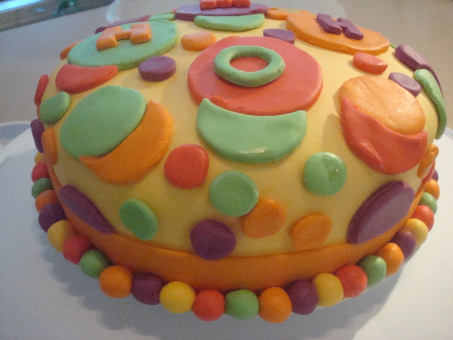 Polka Dot Group Birthday Celebration Cake CakeCentral polka-dot-group-birthday-celebration-cake-cakecentral