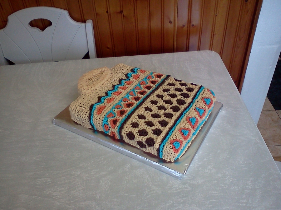 Sweater Cake 2012 - CakeCentral.com