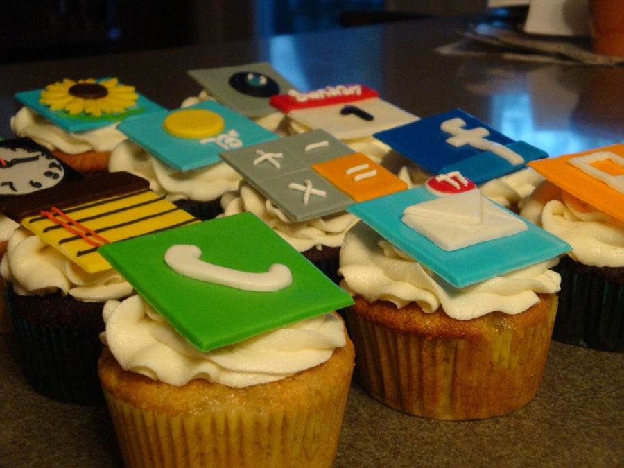 Iphone Cupcakes - CakeCentral.com