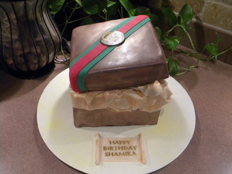 Gucci Box Cake - CakeCentral.com