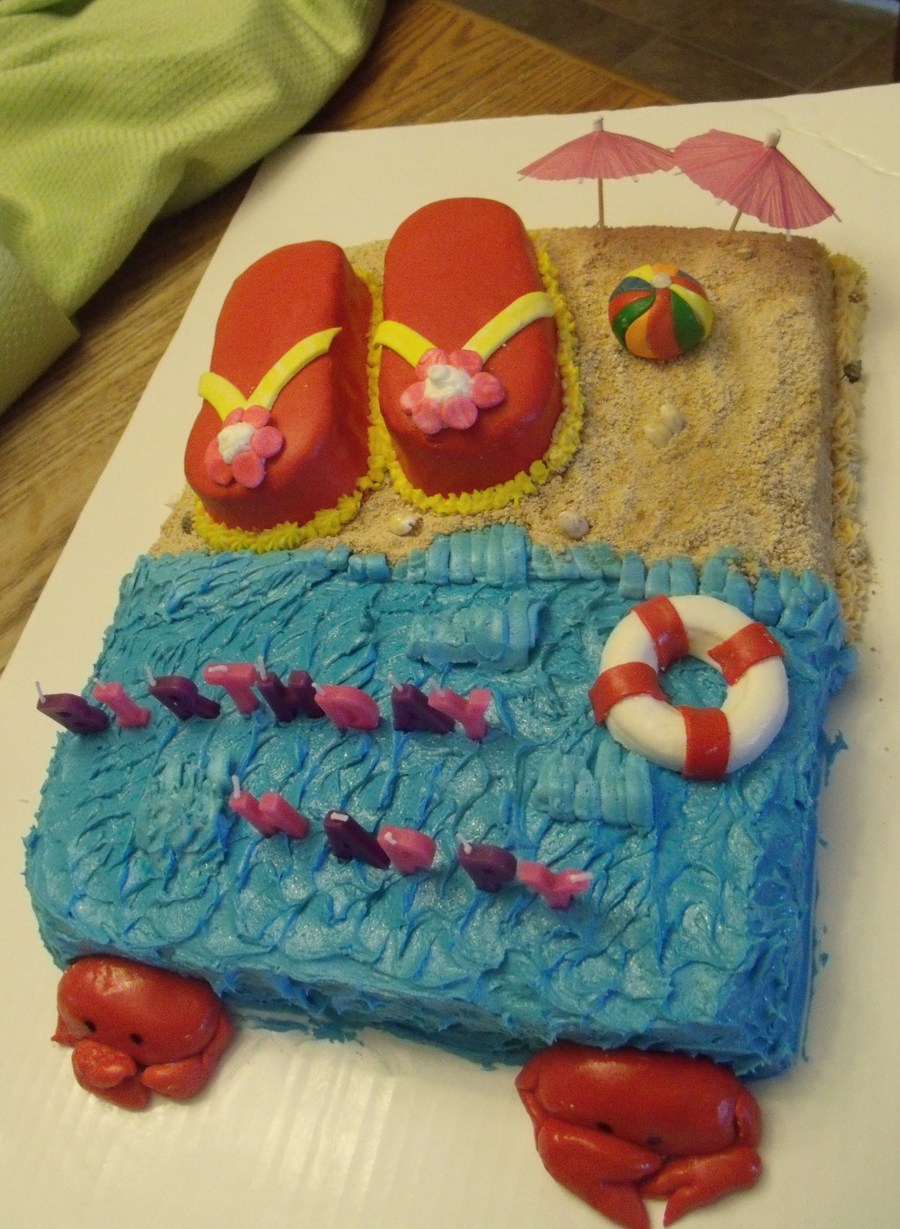 Beach Cake - CakeCentral.com