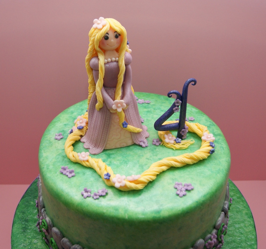 My Rapunzel Cake - CakeCentral.com