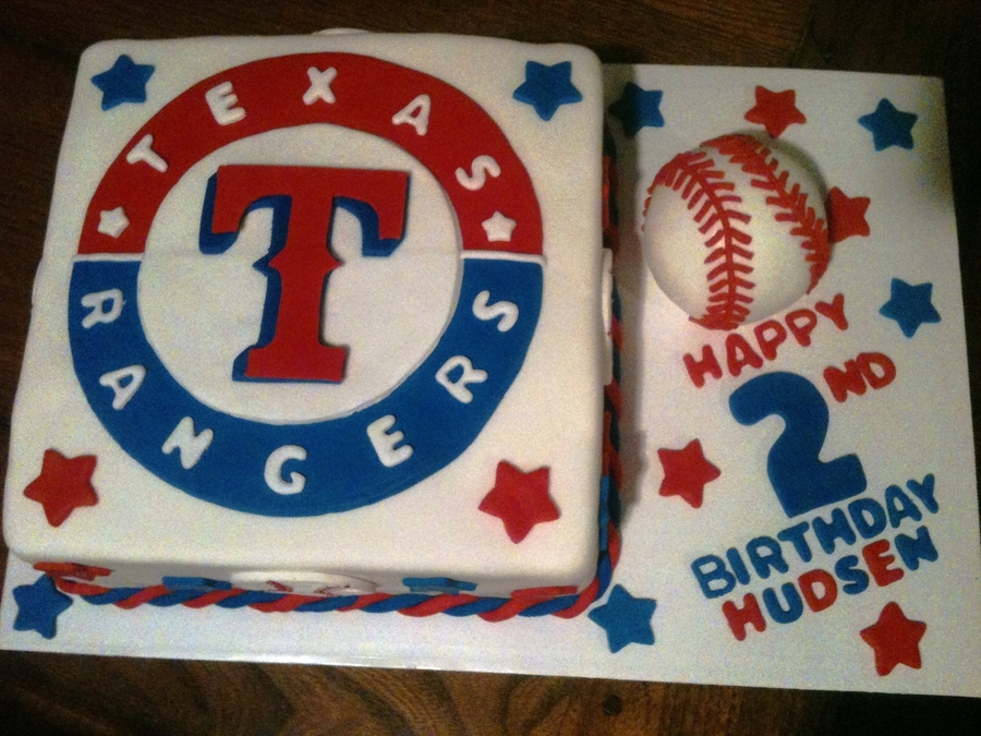 Texas Rangers Birthday Cake - CakeCentral.com