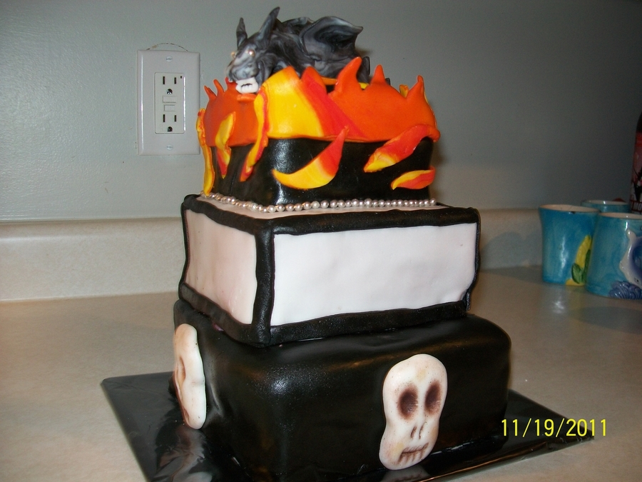 A Manly Bday Cake! - CakeCentral.com