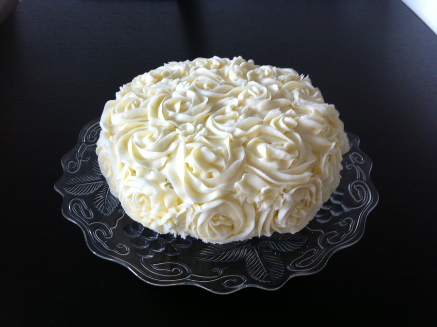 Rose Cake - CakeCentral.com