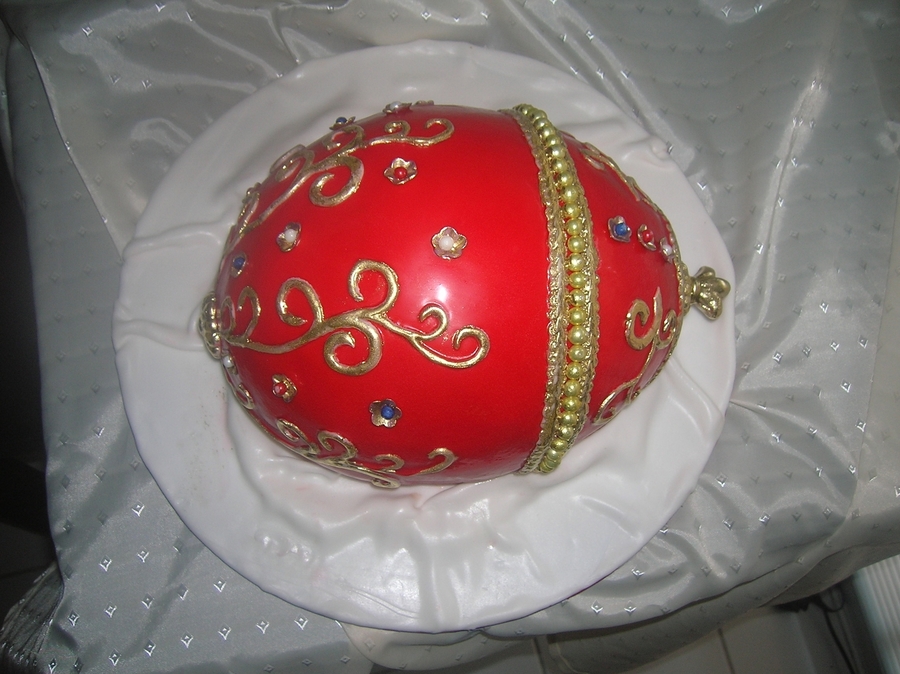 Faberge Egg Cake - CakeCentral.com