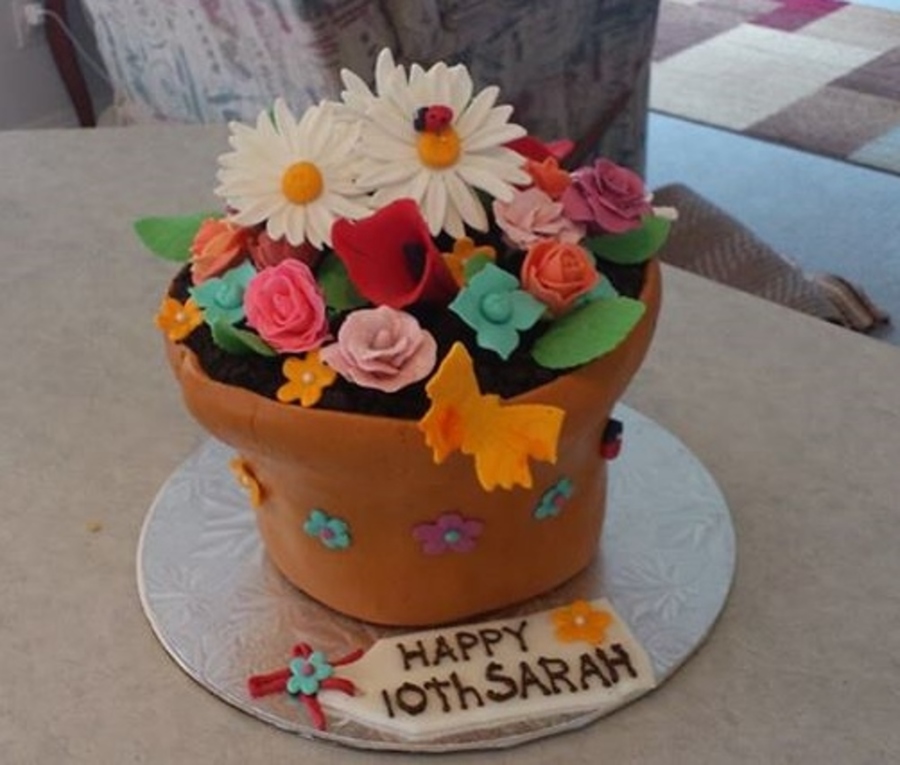 Flower Pot - CakeCentral.com