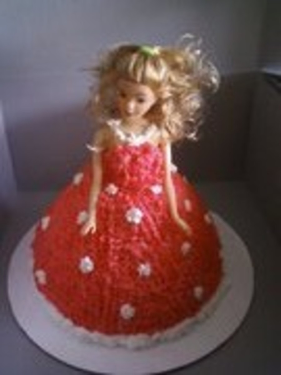 Barbie Doll Cake - CakeCentral.com