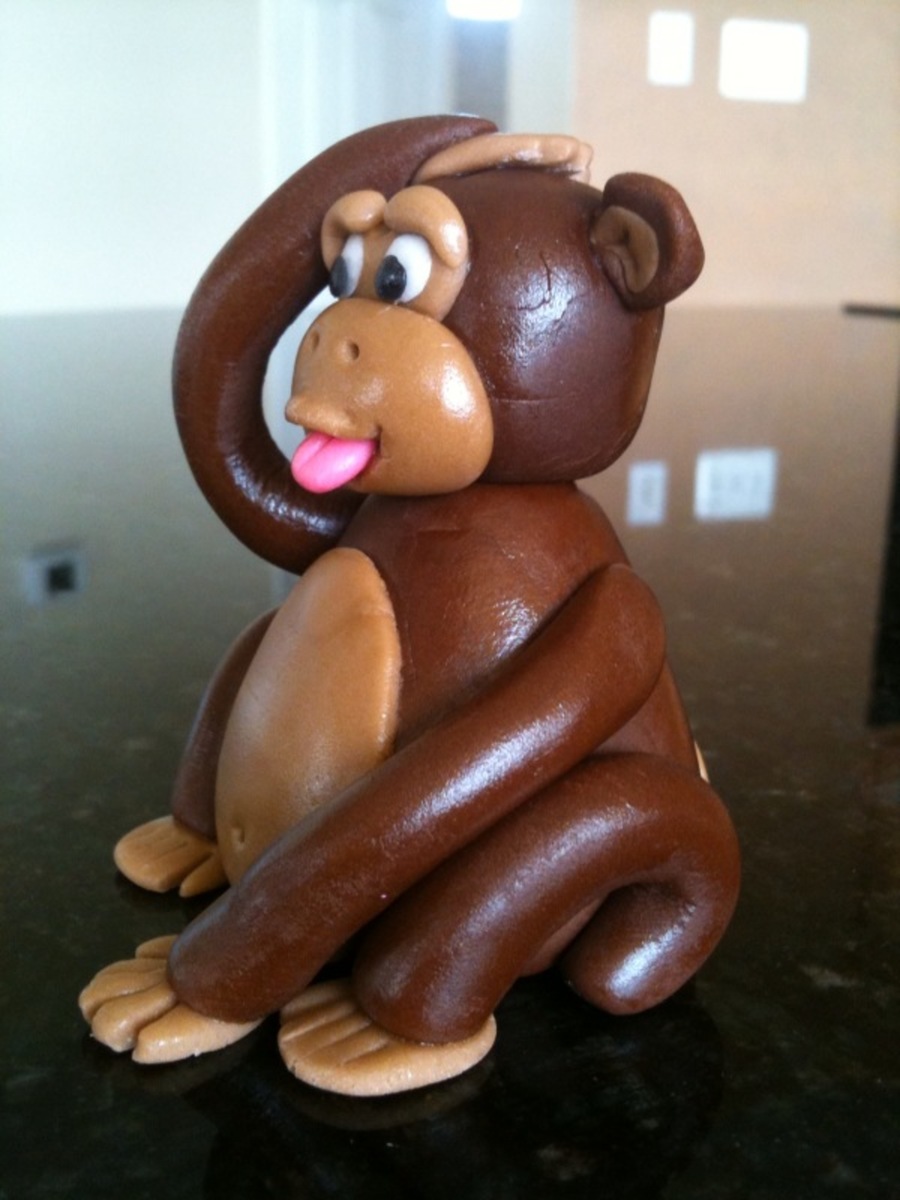 Fondant Monkey - CakeCentral.com