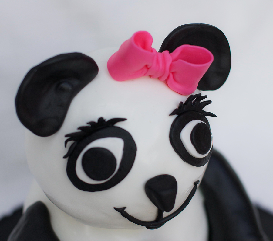 Panda Bear Cake - CakeCentral.com