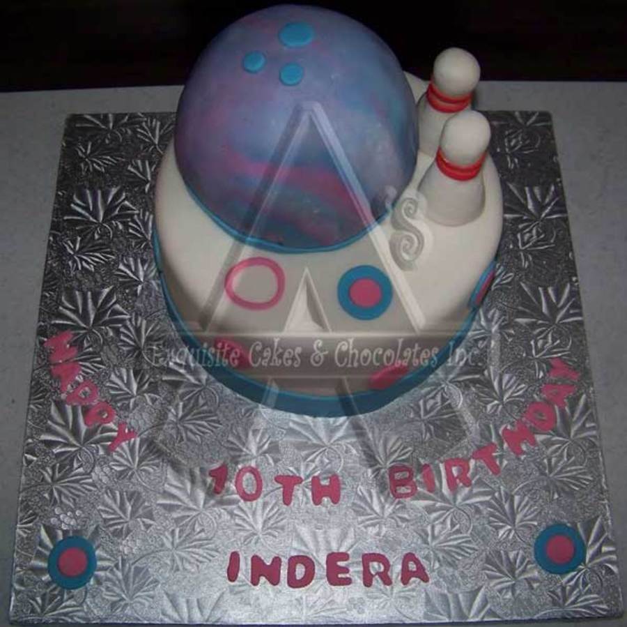 Bowling Ball Cake - CakeCentral.com