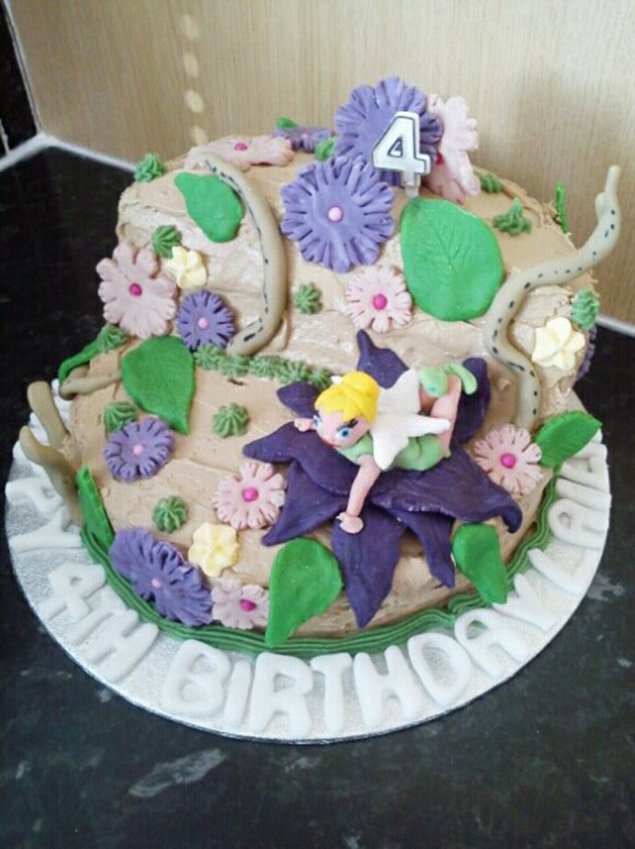 Tinkerbell Cake - CakeCentral.com