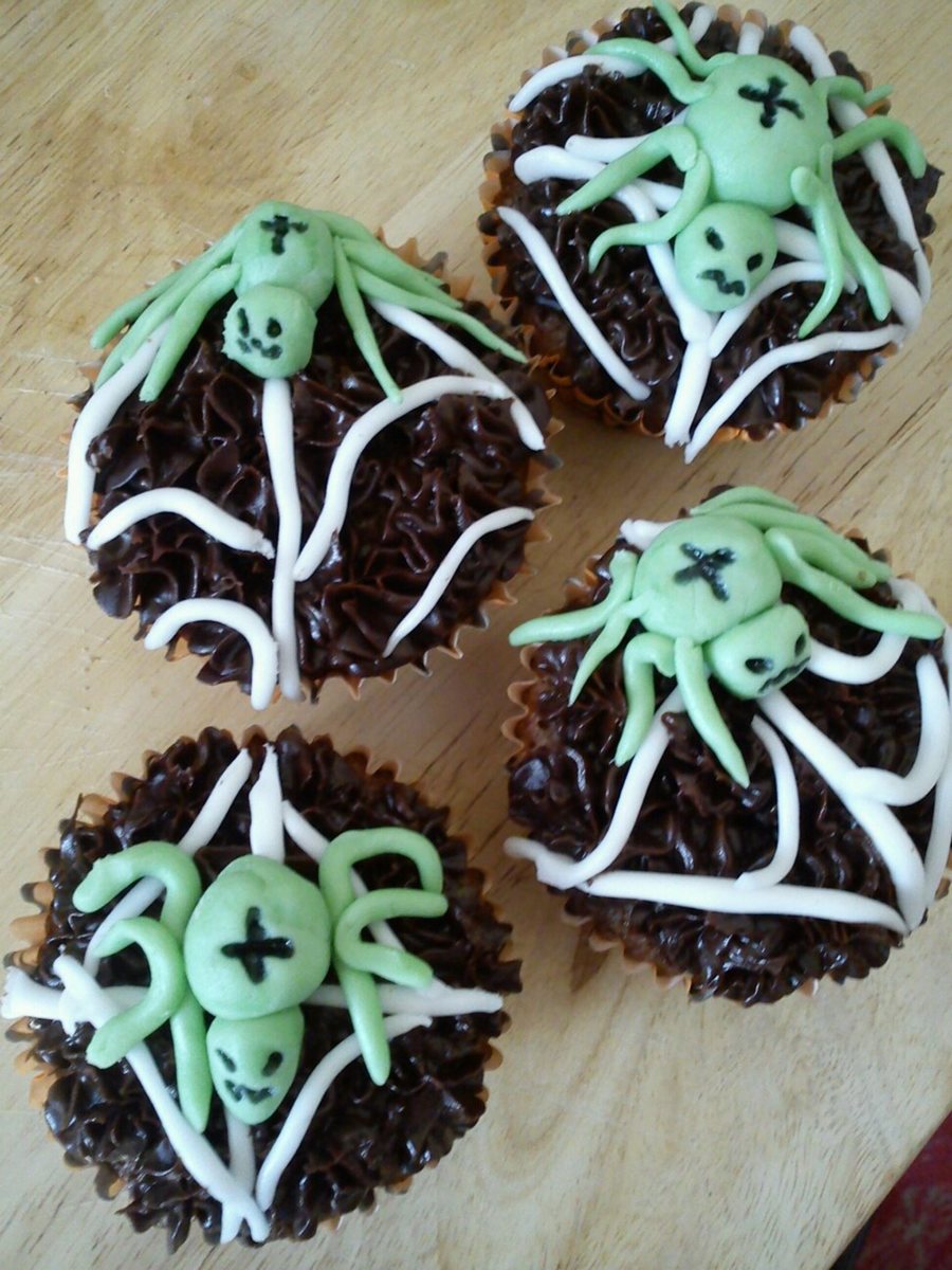 Spooky Spiders - CakeCentral.com