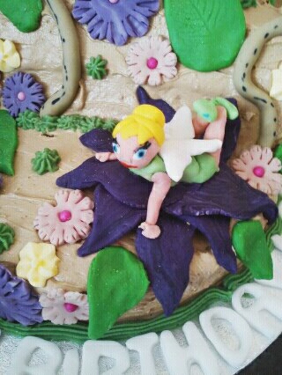 Tinkerbell Cake - CakeCentral.com