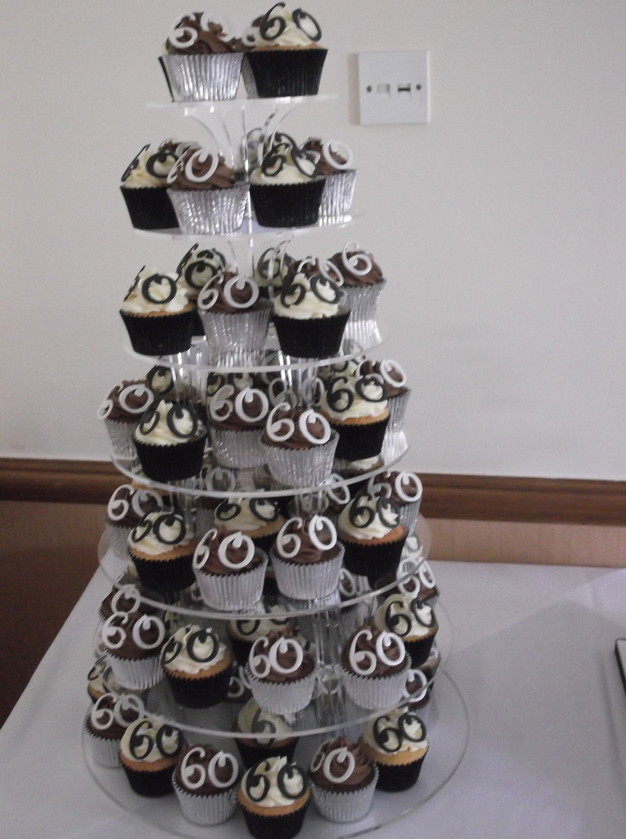 60Th Birthday Cupcakes CakeCentral