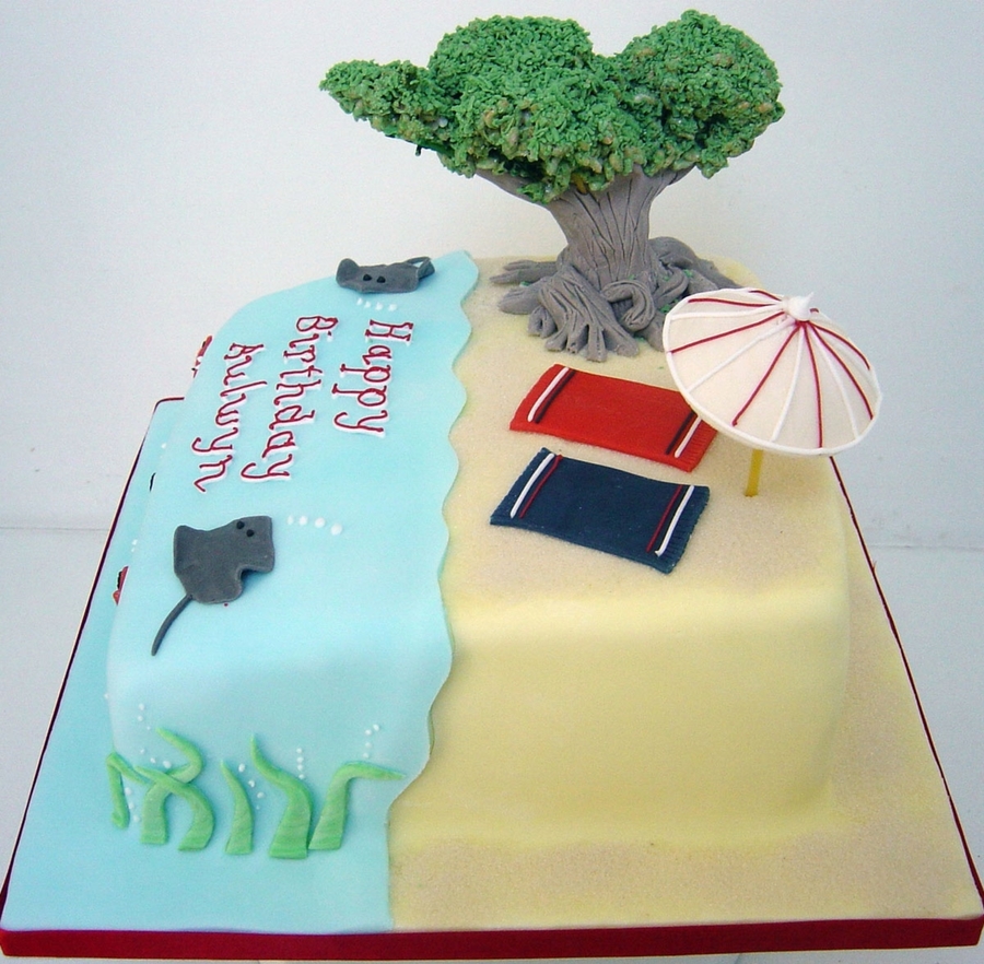 Aruba Beach Scene - CakeCentral.com