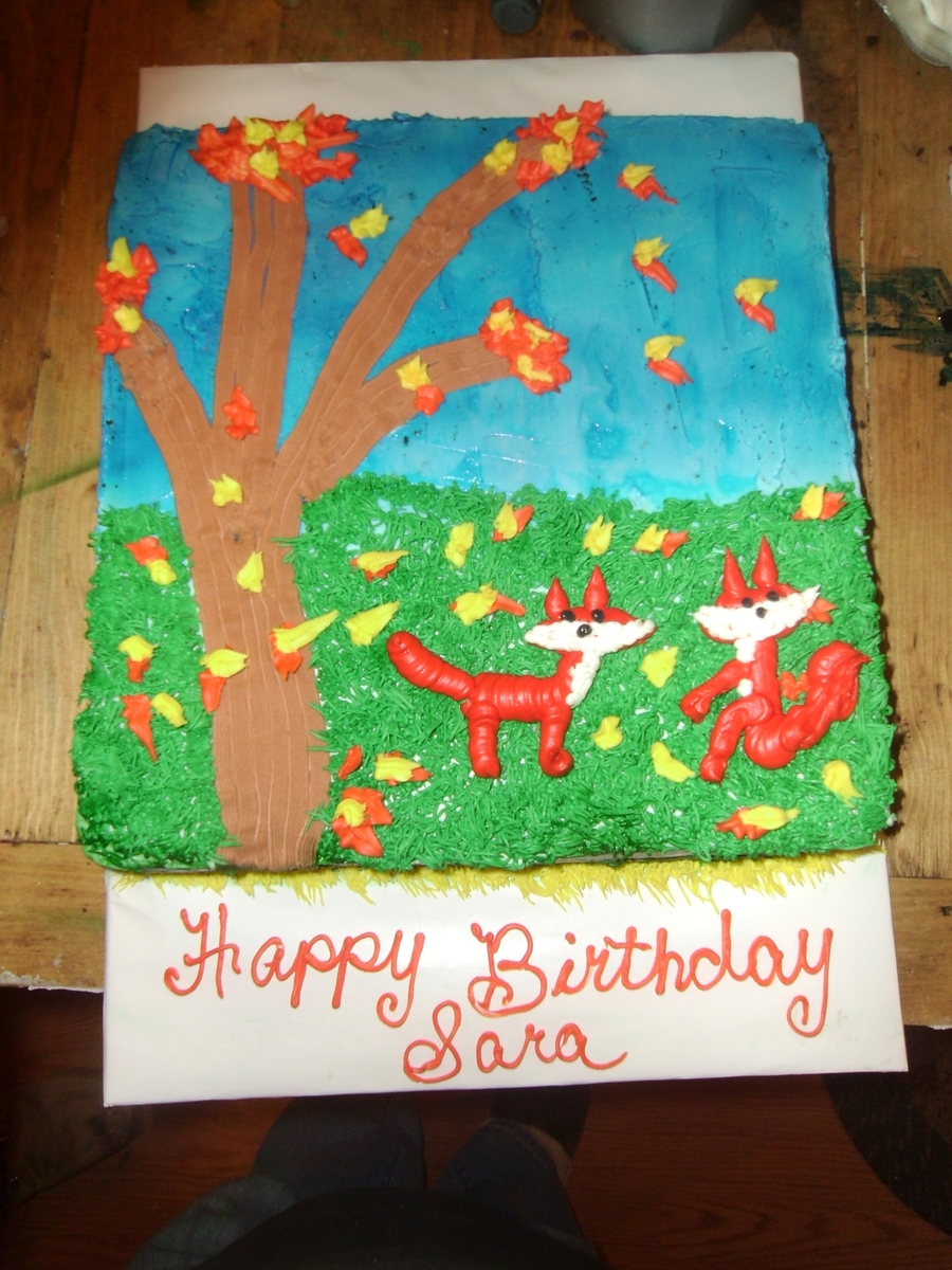 Red Fox - CakeCentral.com