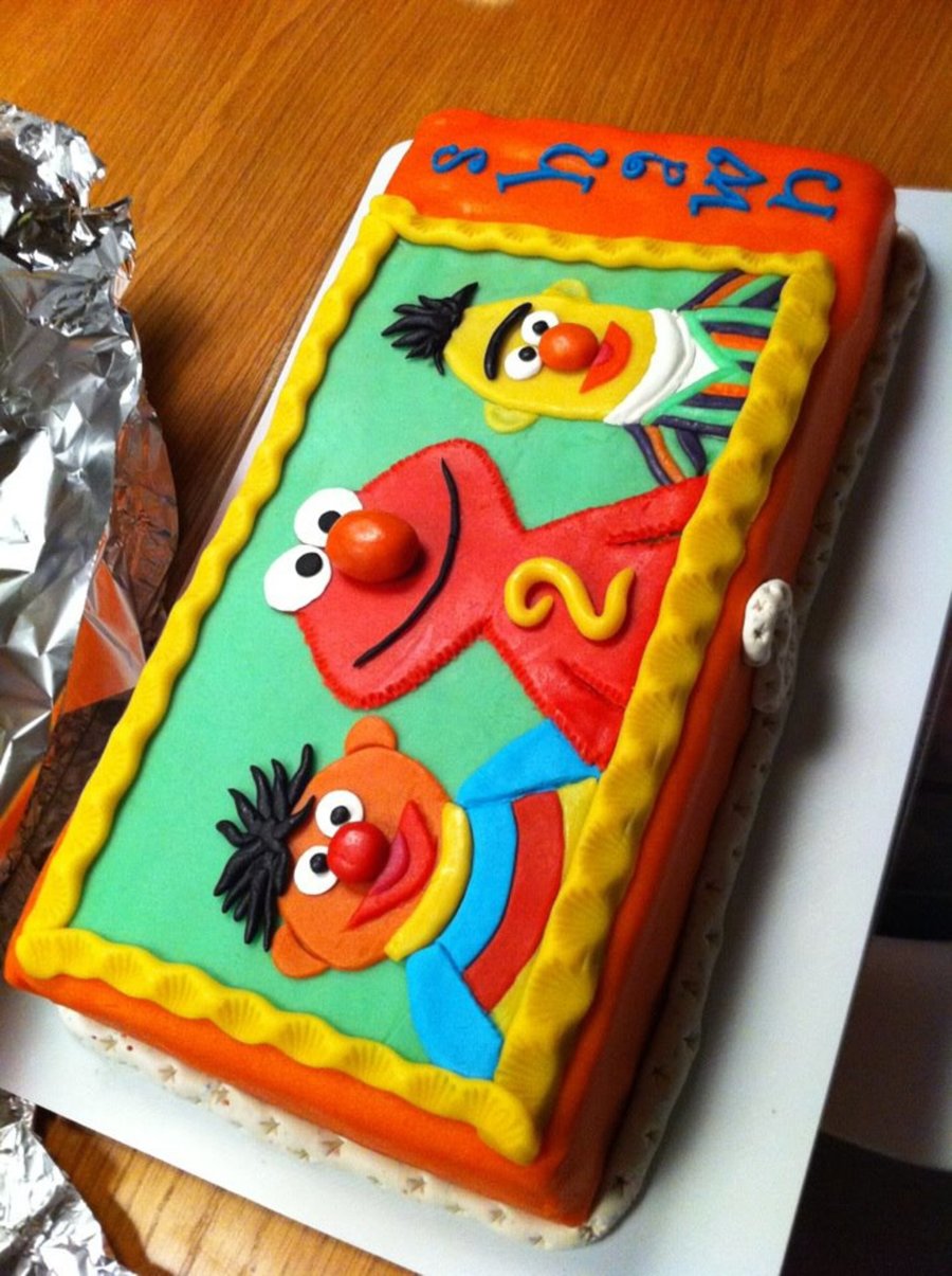Sesame Street Cake - CakeCentral.com