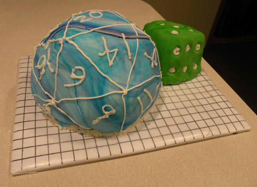 Dnd 20D Dice Cake - CakeCentral.com