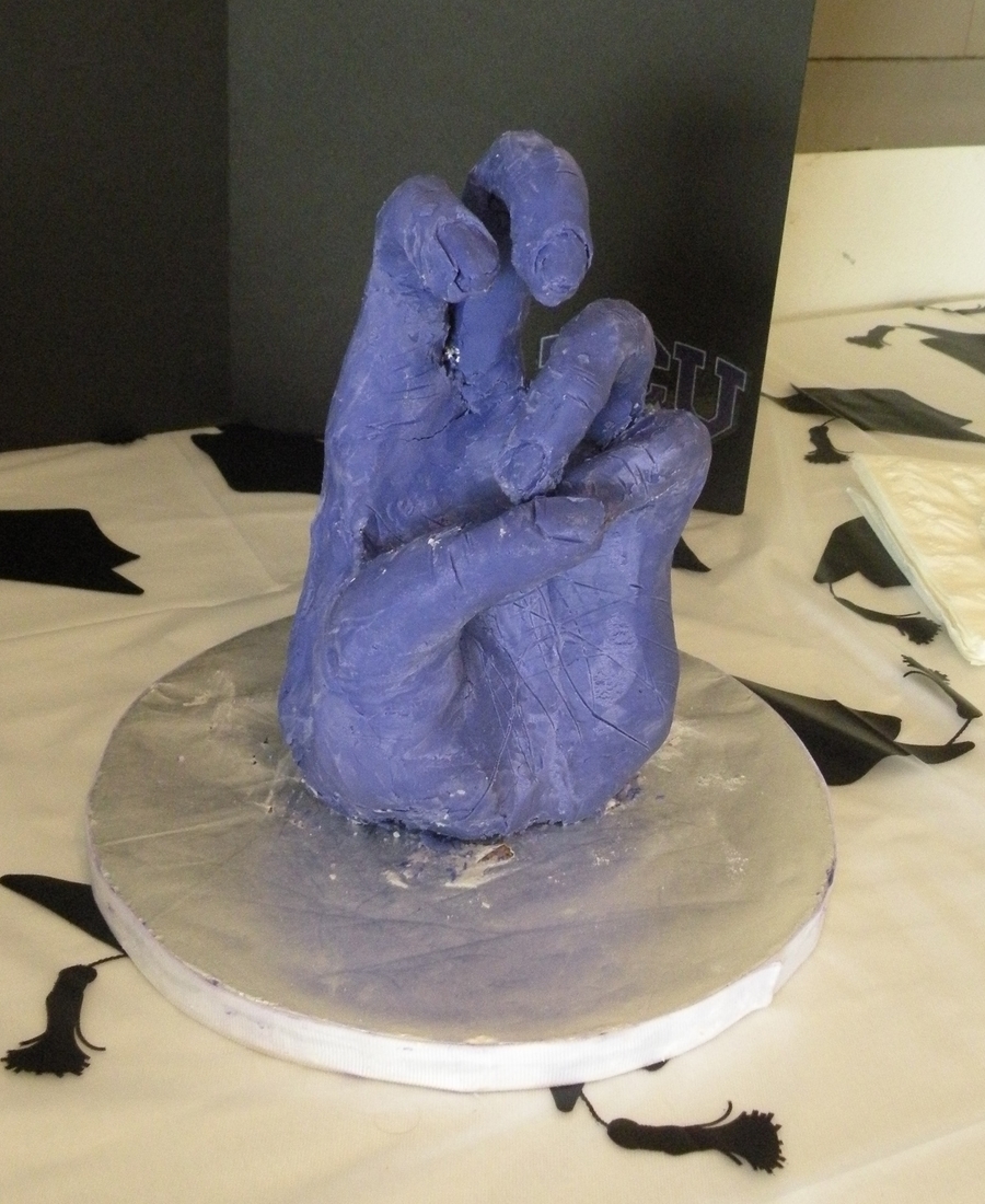 Tcu Hand Sign Cake - CakeCentral.com