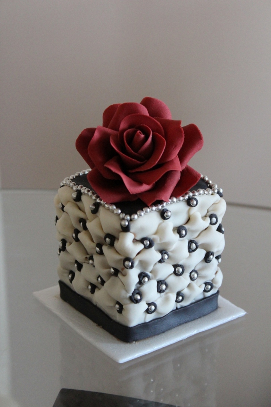 Dramatic Red Rose - CakeCentral.com