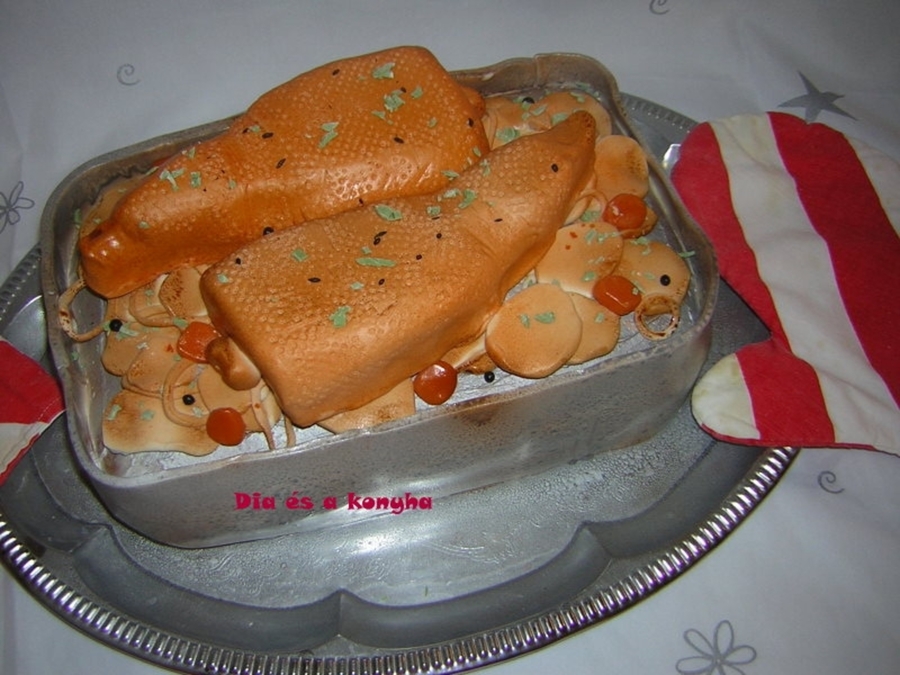 "fried Chicken In The Pan" Cake - CakeCentral.com