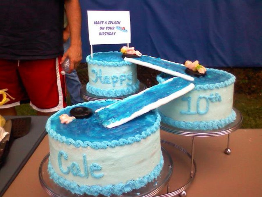Water Slide Cake - CakeCentral.com