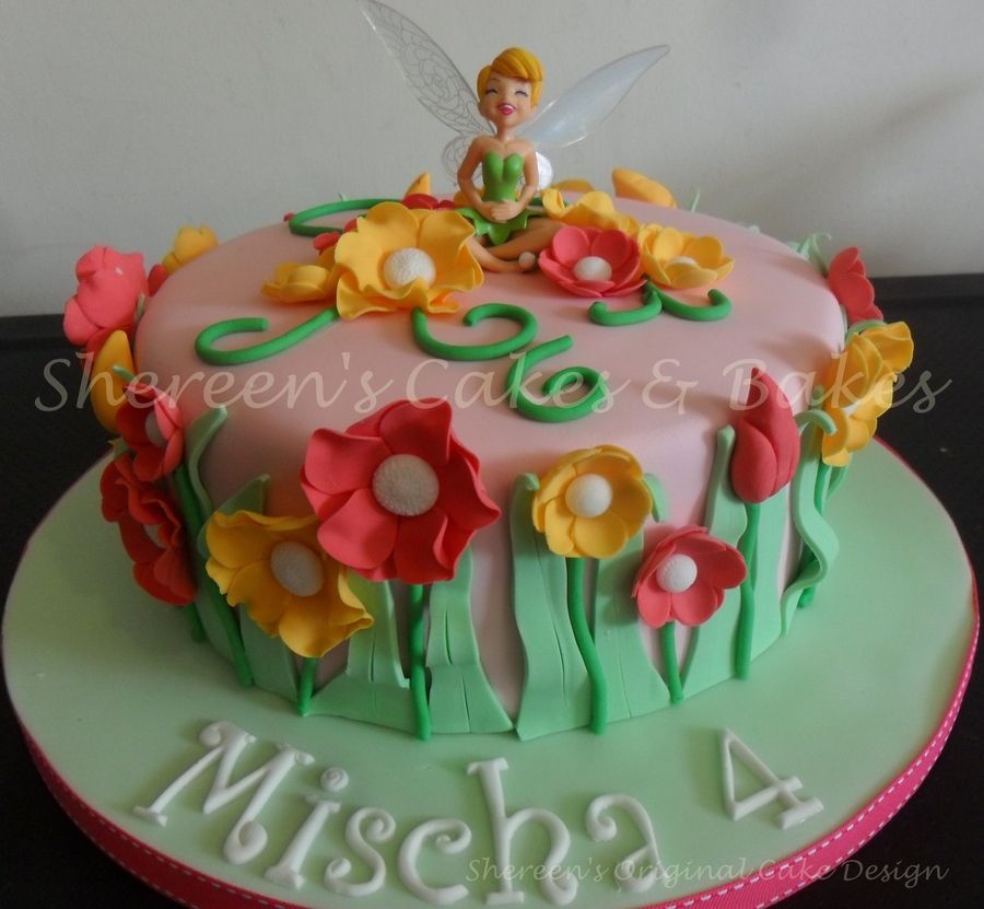 Tinkerbell Cake - CakeCentral.com