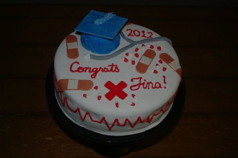 Nursing Graduation Cake - CakeCentral.com