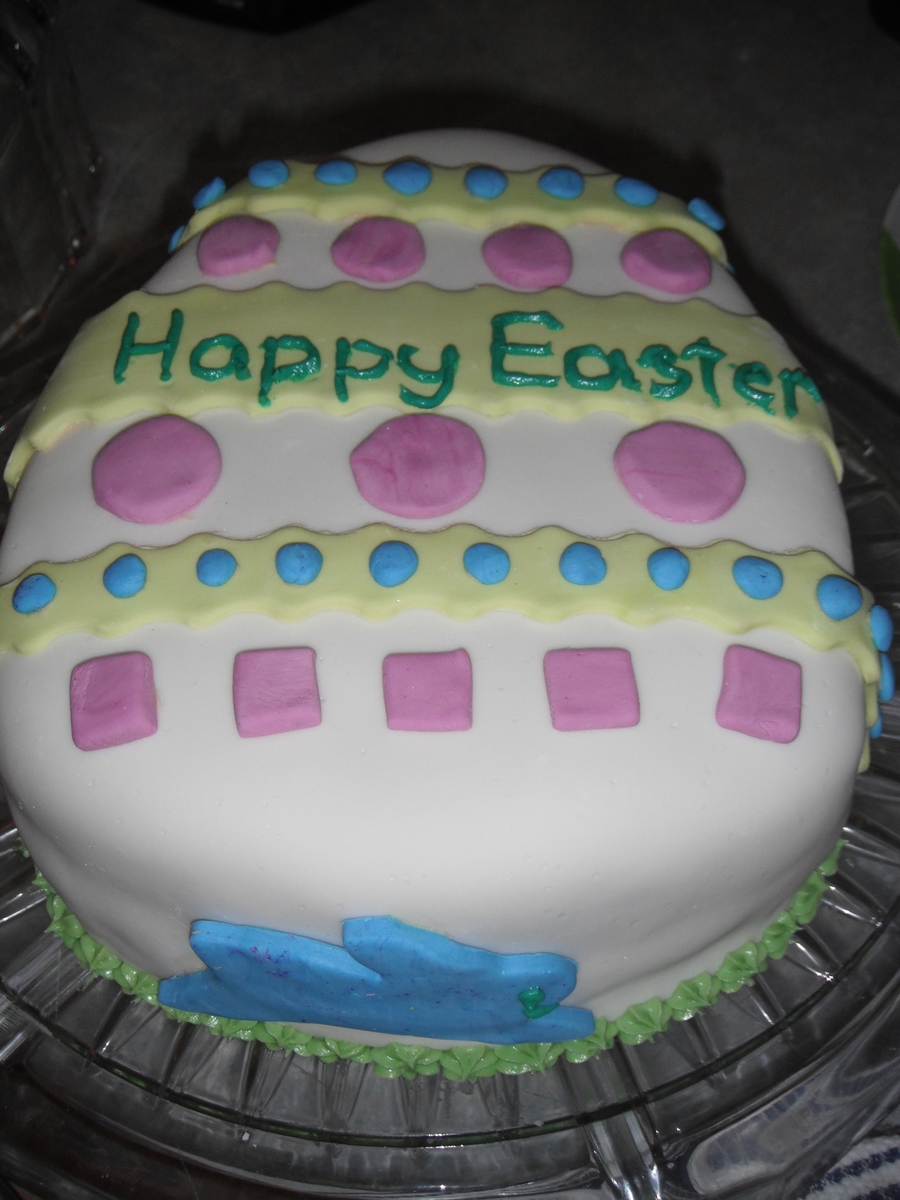 Easter Egg Cake - CakeCentral.com