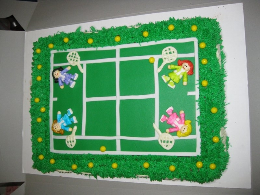 Tennis Cake - CakeCentral.com