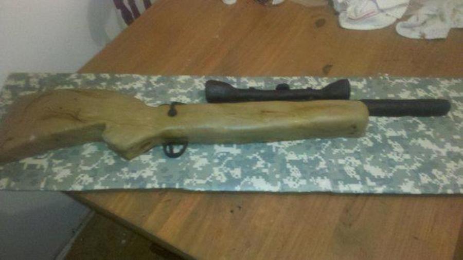 Rifle Cake - CakeCentral.com