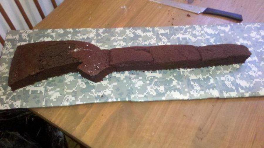 Rifle Cake - CakeCentral.com