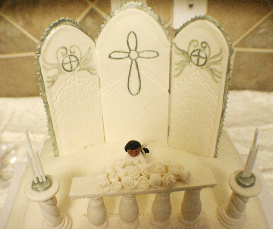 First Communion Altar - CakeCentral.com
