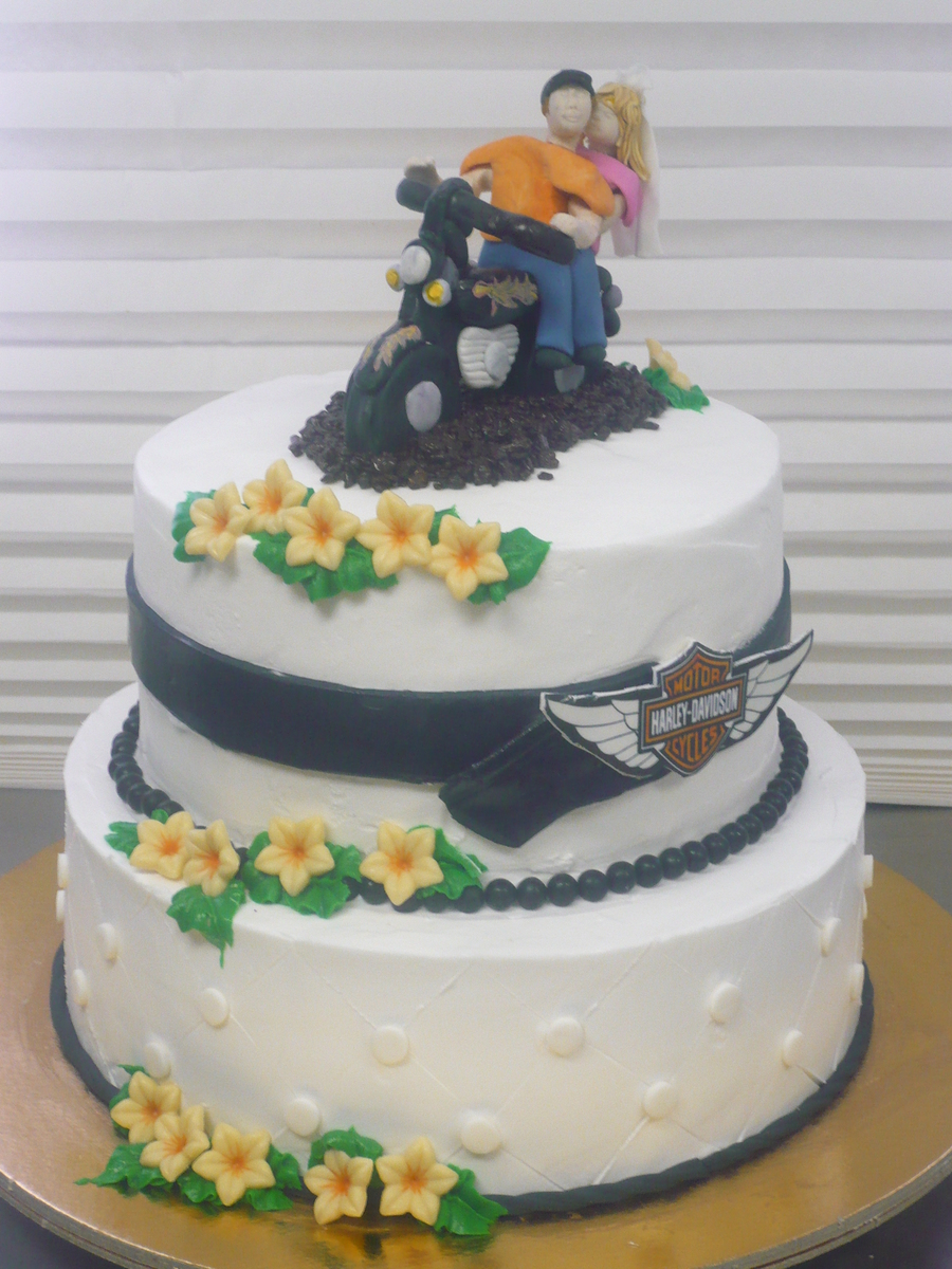 Harley Wedding - CakeCentral.com