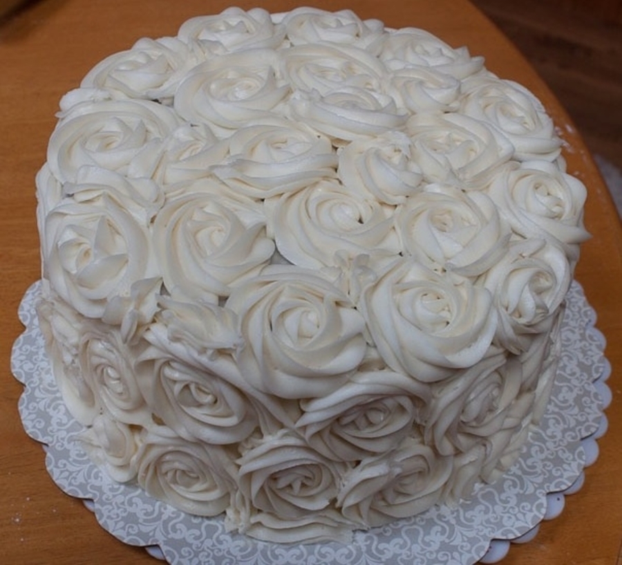 Red Velvet Rose Cake! - CakeCentral.com
