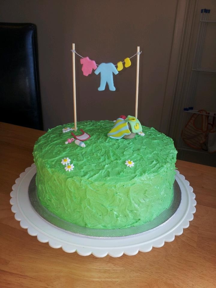 New Baby Washing Line - CakeCentral.com
