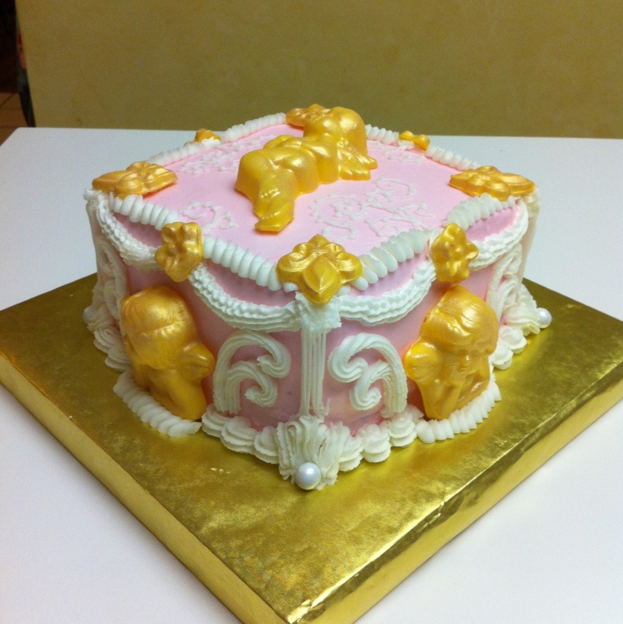 Rococo Styled Birthday Cake - CakeCentral.com